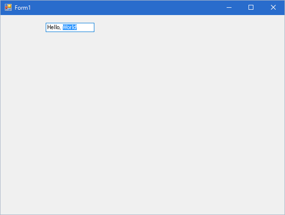 【C# TextBox】一部の文字を選択する (1) - ITLAB51.COM