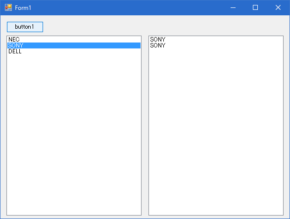 【C# ListBox】選択されているアイテムを取得する - ITLAB51.COM