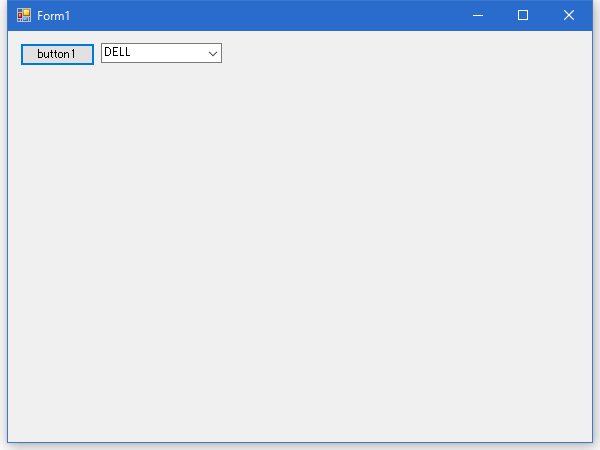 【C# ComboBox】コンボボックスのアイテムを選択する (2) - ITLAB51.COM