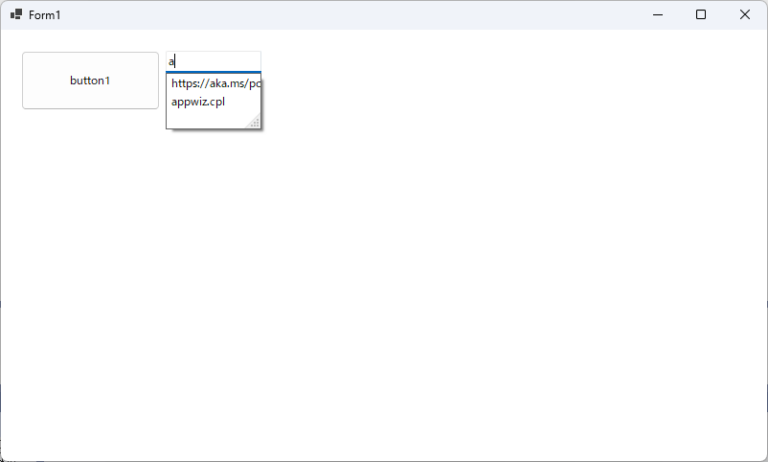 【C# TextBox】オートコンプリート機能を使用する (1) - ITLAB51.COM