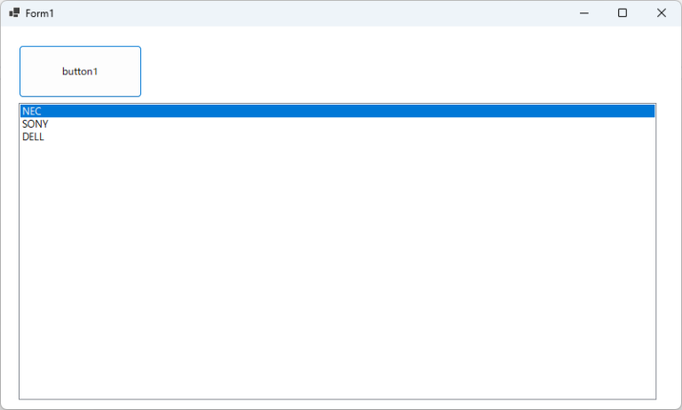 【C# ListBox】List の内容を設定する - ITLAB51.COM